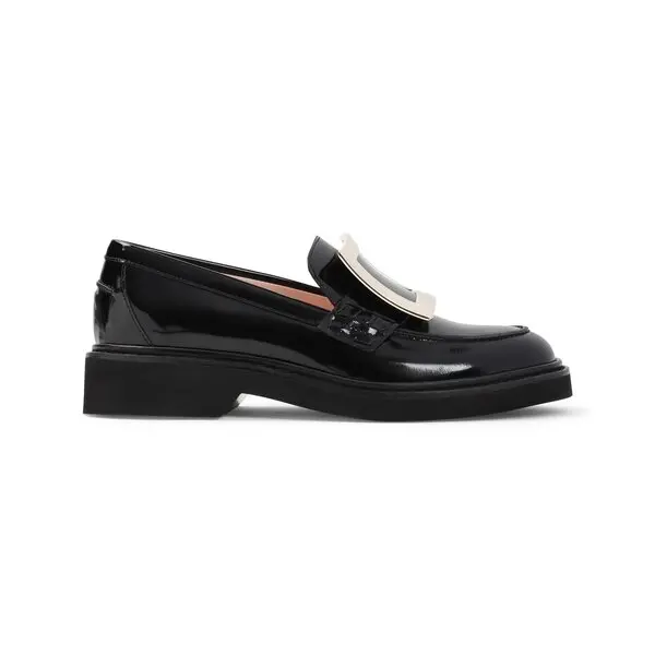 ROGER VIVIER Calf Leather Loafers - Black