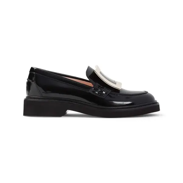 ROGER VIVIER Calf Leather Loafers - Black
