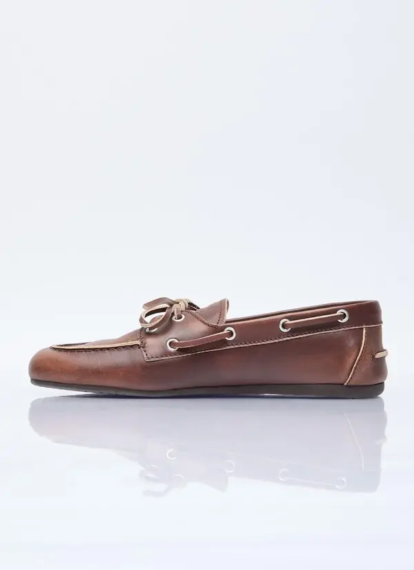 Miu Miu Lace-up Loafers
