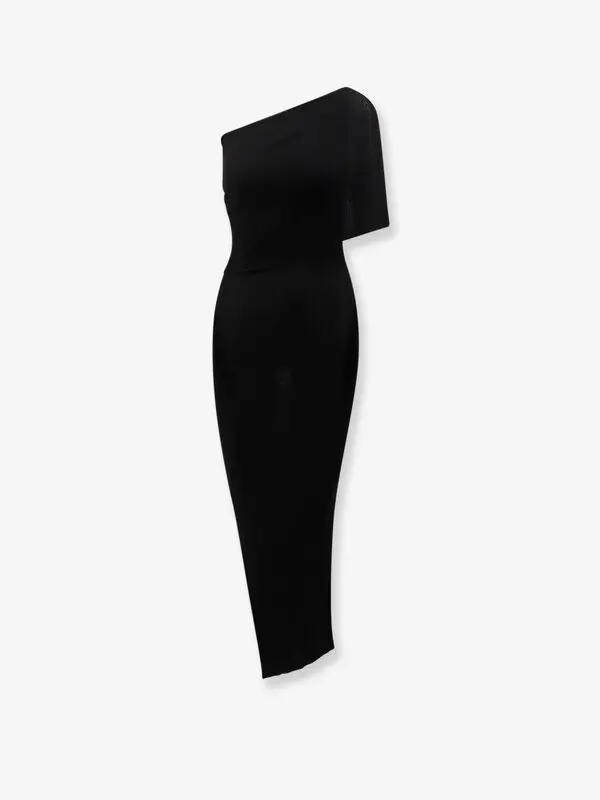 Rick Owens Athena Wool Dress - Black