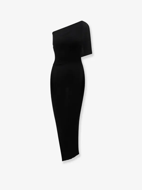Rick Owens Athena Wool Dress - Black