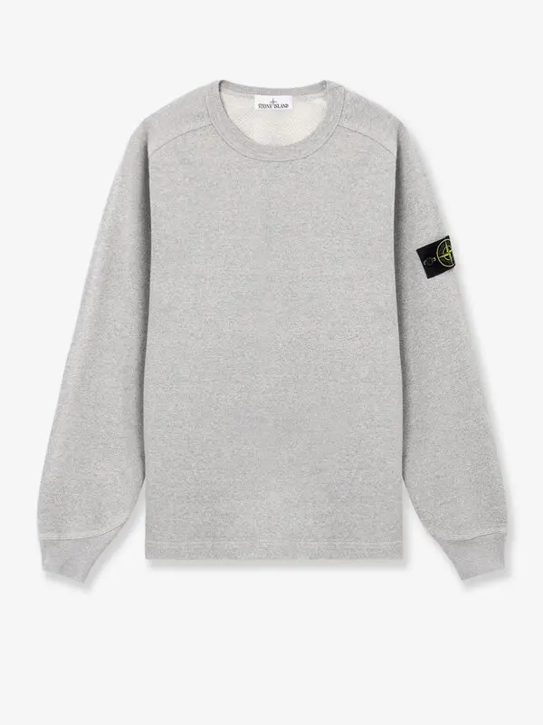 Stone Island Melange Cotton Sweatshirt
