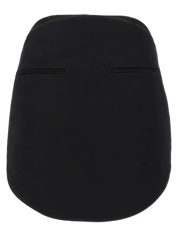 COURREGES Circle Satin Mini Skirt