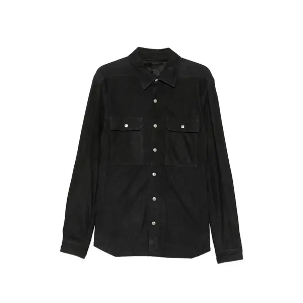 Rick Owens Jackets Shirt Jackets - Black