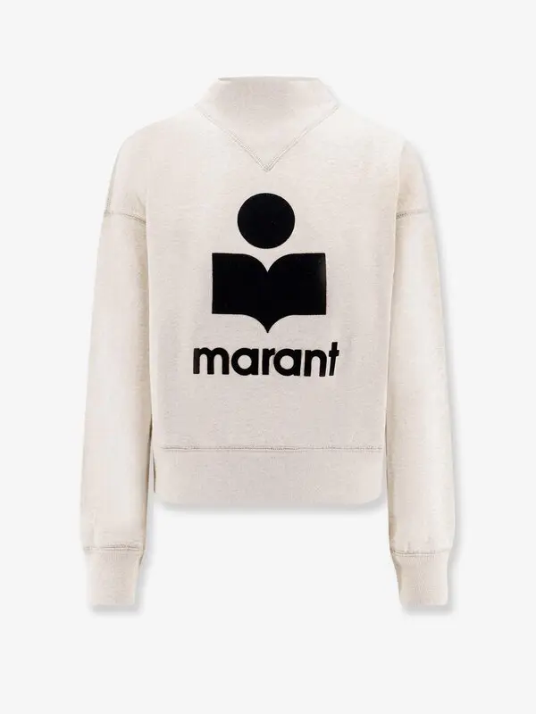 Isabel Marant Étoile Marant Moby Recycled Material Sweatshirt - Cream