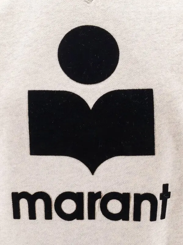 Isabel Marant Étoile Marant Moby Recycled Material Sweatshirt - Cream