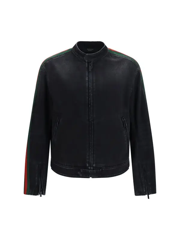 Gucci Cotton Denim Biker Jacket