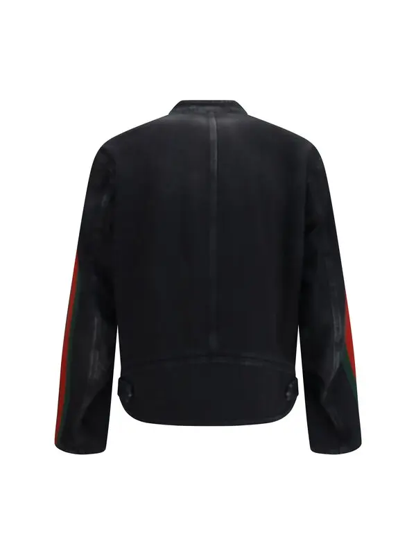 Gucci Cotton Denim Biker Jacket