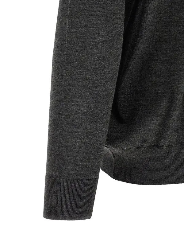 Kiton Wool Polo Shirt 14 Microns