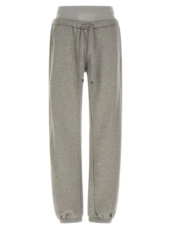 Attico American Fleece Joggers - Gray