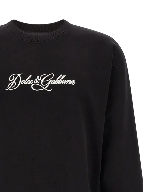 Dolce & Gabbana Logo Embroidery Sweatshirt