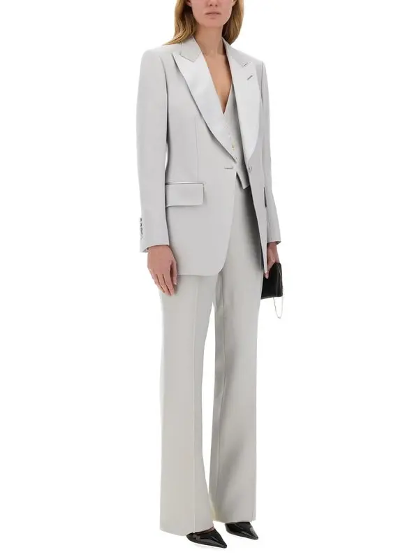 TOM FORD Barathea Silk Wool Vest