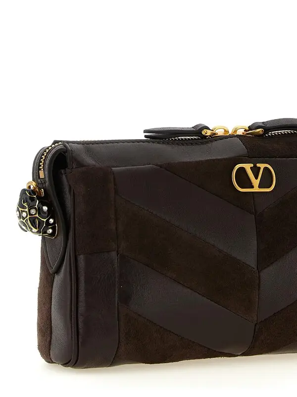 Valentino Garavani Panthea' Small Shoulder Bag - Brown