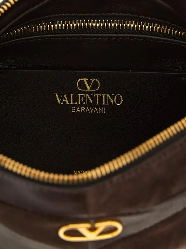 Valentino Garavani Panthea' Small Shoulder Bag - Brown