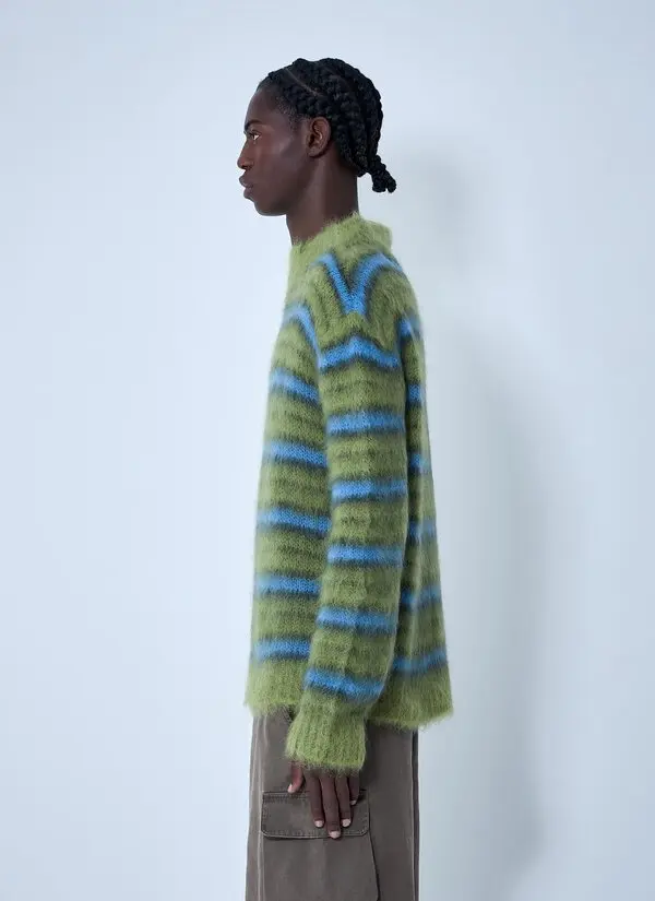 Marni Mohair-blend Sweater - Green