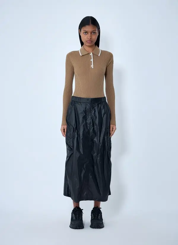 Moncler Technical Midi Skirt