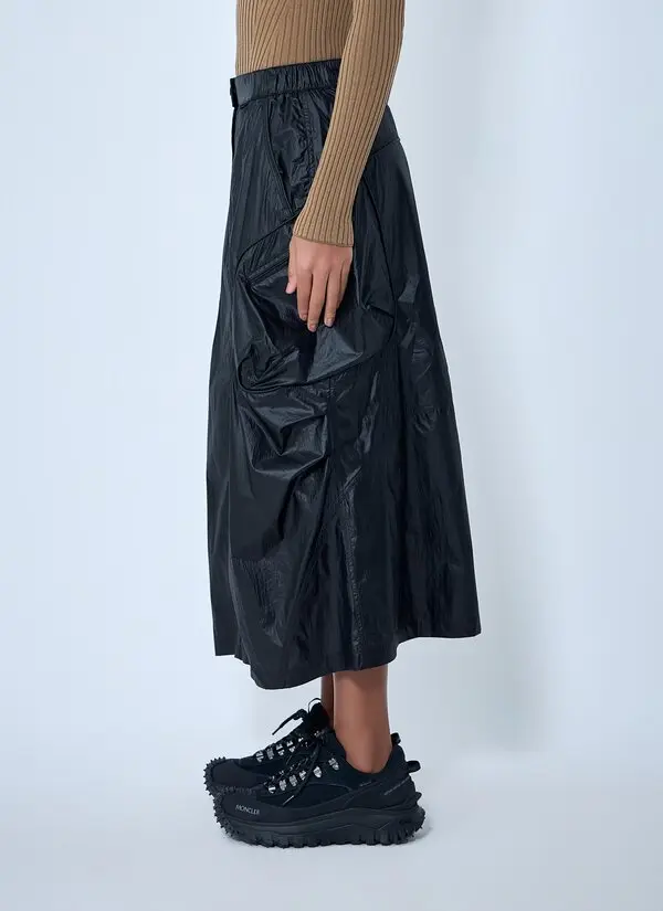 Moncler Technical Midi Skirt