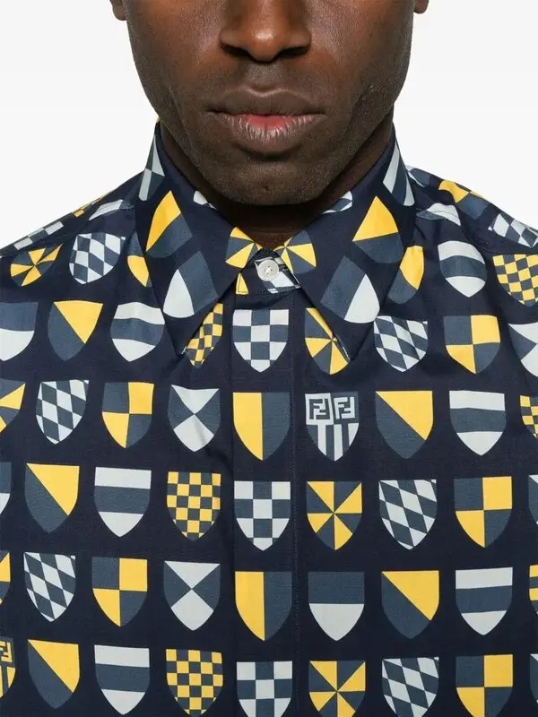 Fendi Ff` Shirt - Multicolor