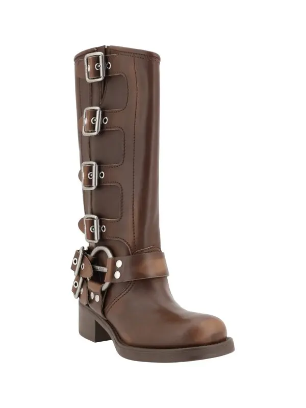Miu Miu Leather Boots