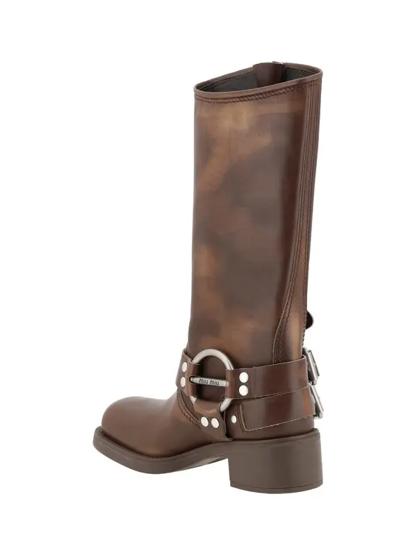 Miu Miu Leather Boots