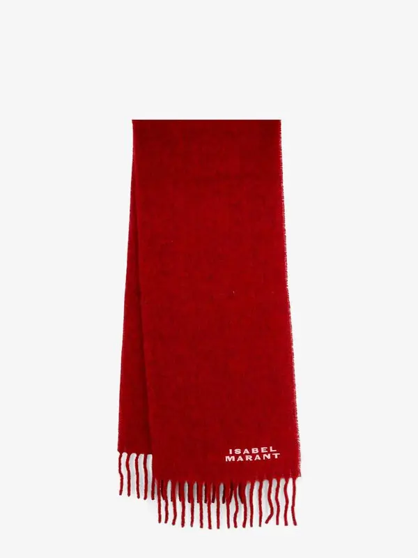 Isabel Marant Étoile Firmy Alpaca Blend Scarf - Red