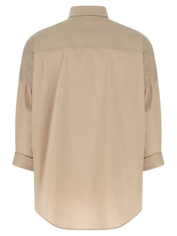 Brunello Cucinelli Shiny Trim Shirt - Cream