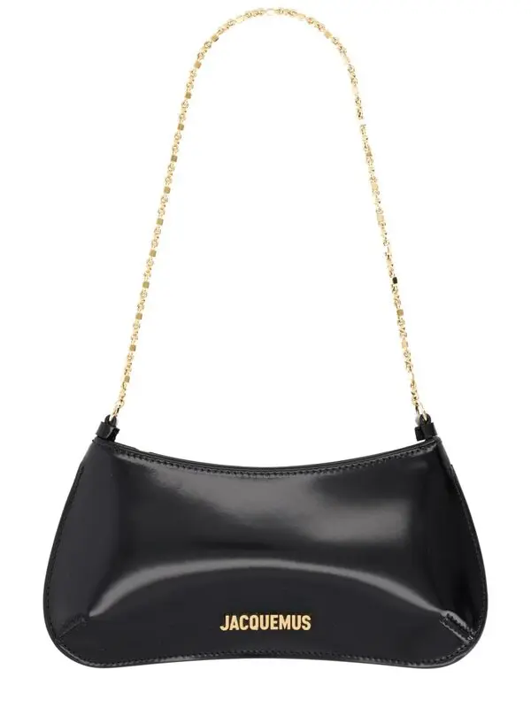 Jacquemus Borsa Bisou Chaine Small - Black