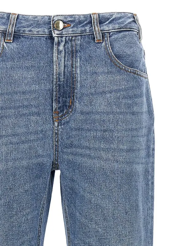 Chloé Denim High-rise Wide-leg Jeans