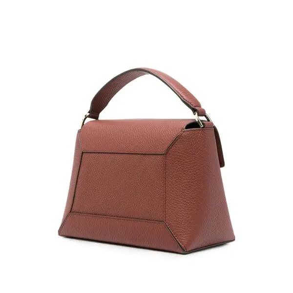 Strathberry Calf Leather Tote Bag - Brown