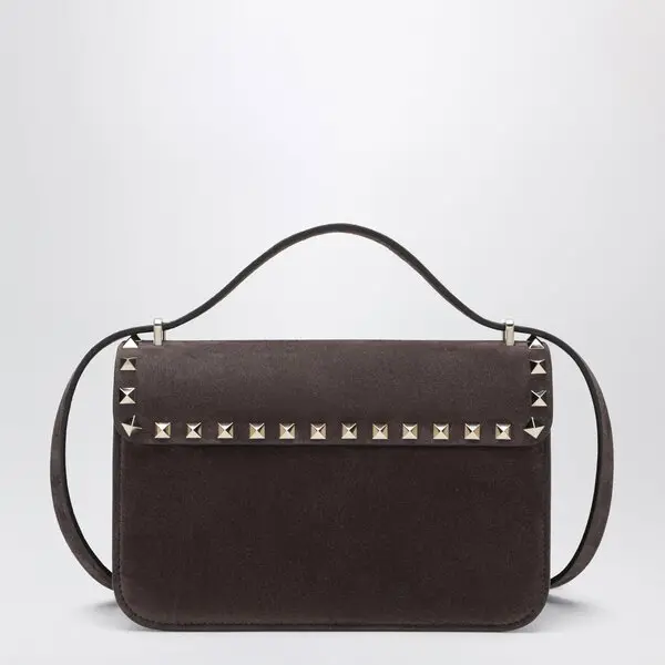 Valentino Garavani Small Rockstud Crossbody Bag - Brown