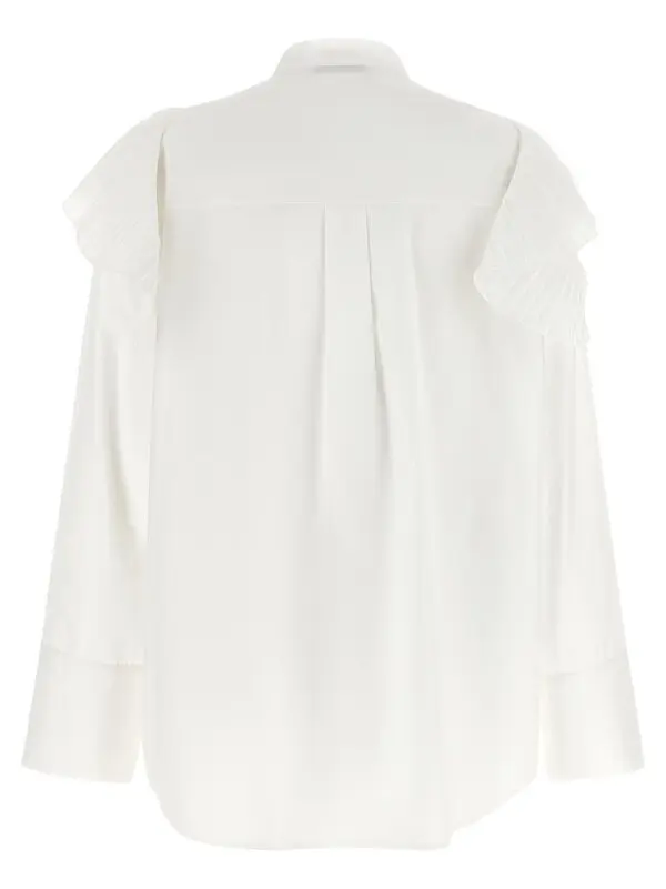 Alberta Ferretti Pleated Ruffle Shirt