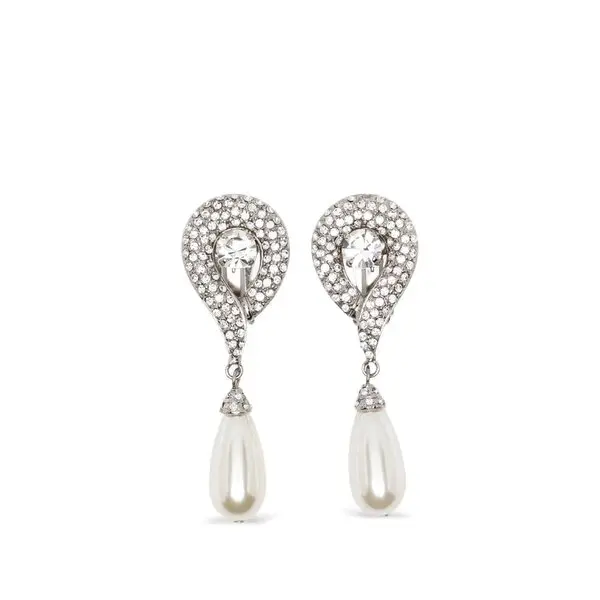 Alessandra Rich Earrings - Silver