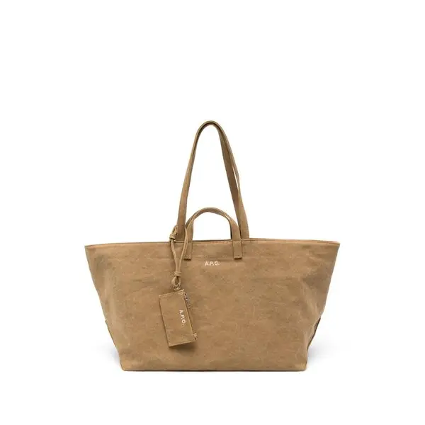 A.p.c. Cotton Tote Bag - Cream