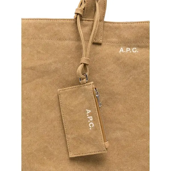 A.p.c. Cotton Tote Bag - Cream