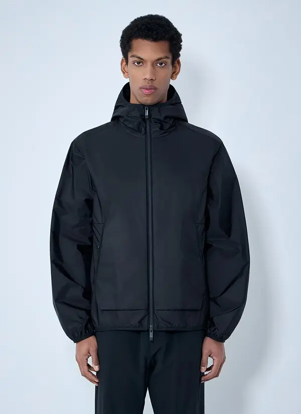 Moncler Gainer Lightweight Hooded Jacket - Black