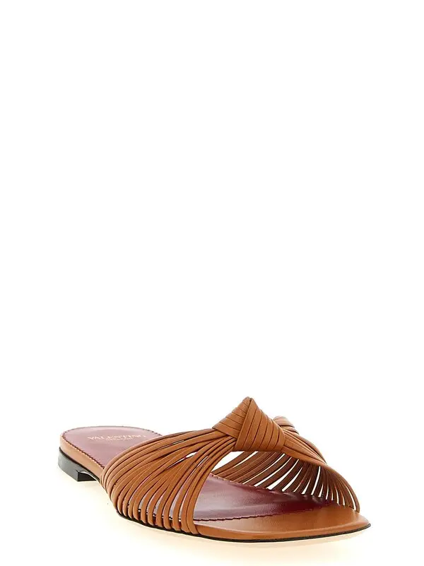 Valentino Garavani Annet' Slides - Brown