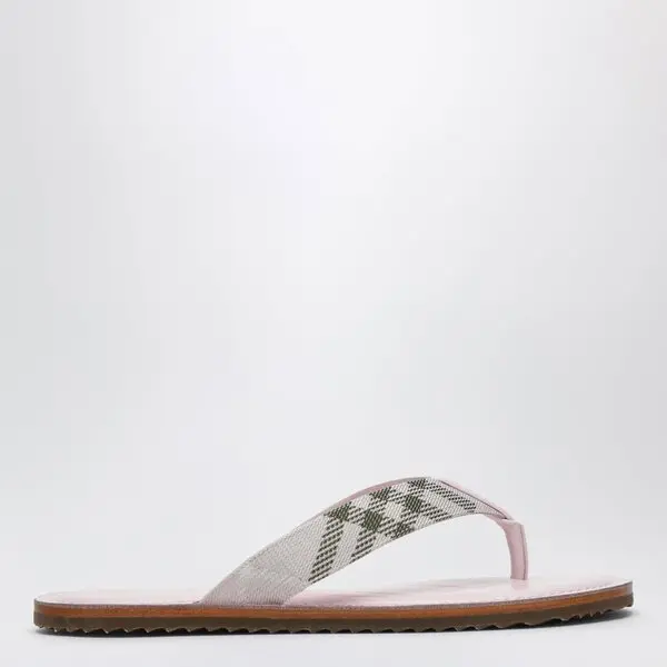Burberry Pavilion Sandals With Check Pattern
