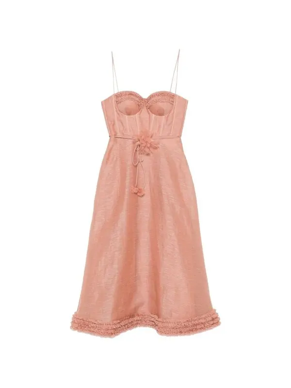 Zimmermann Luna Midi Dress - Multicolor