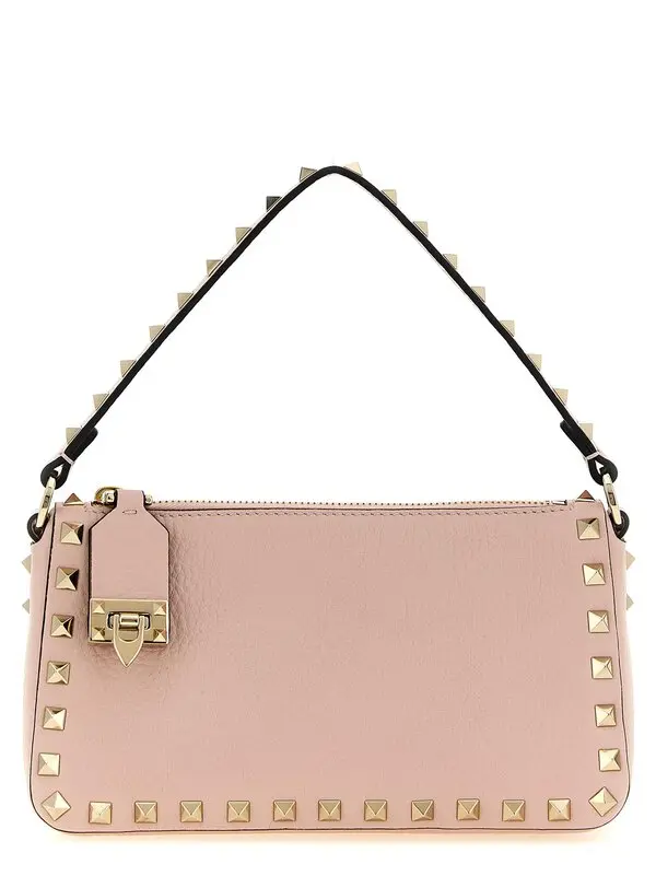 Valentino Garavani Borsavalentino Garavani 'rockstud' Small Shoulder Bag - Pink