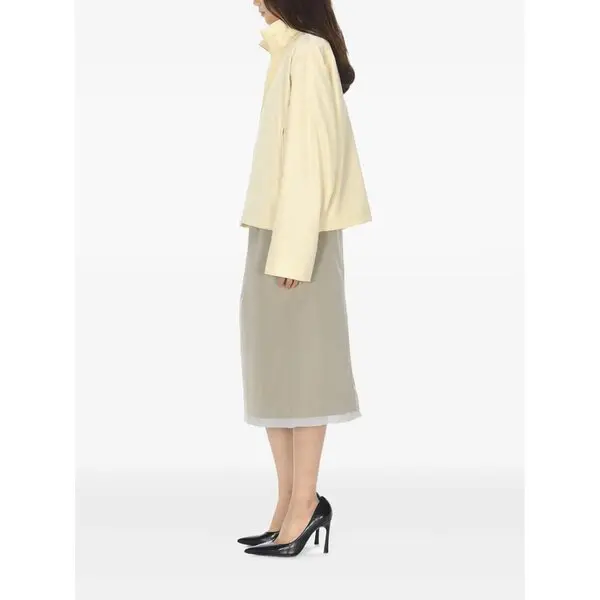 Carven Neutrals Jackets Cropped Jackets