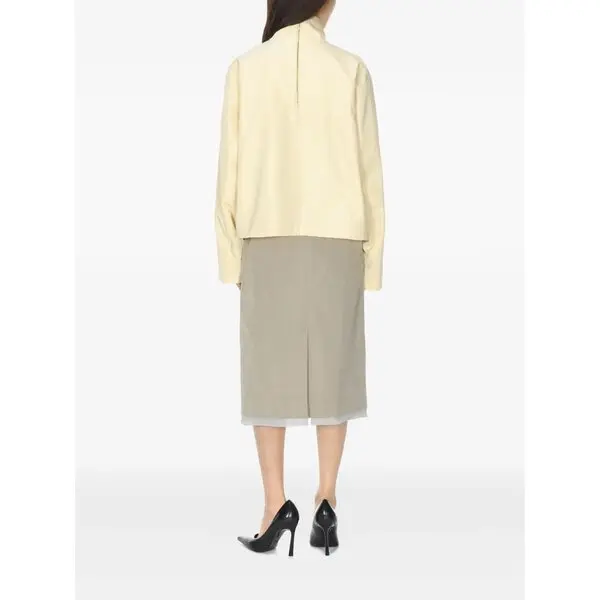 Carven Neutrals Jackets Cropped Jackets