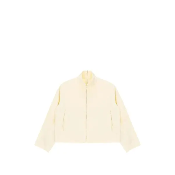 Carven Neutrals Jackets Cropped Jackets - Cream
