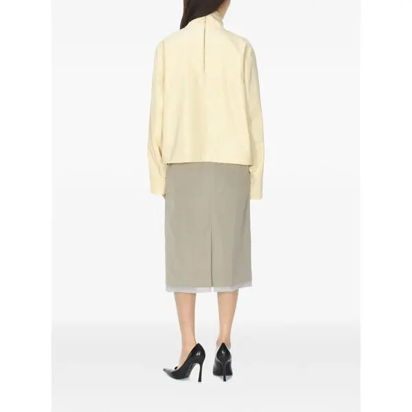 Carven Cropped Jacket - Cream