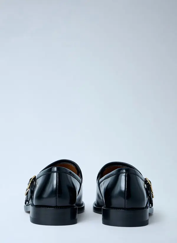 Marni Double Monk Strap Loafers - Black