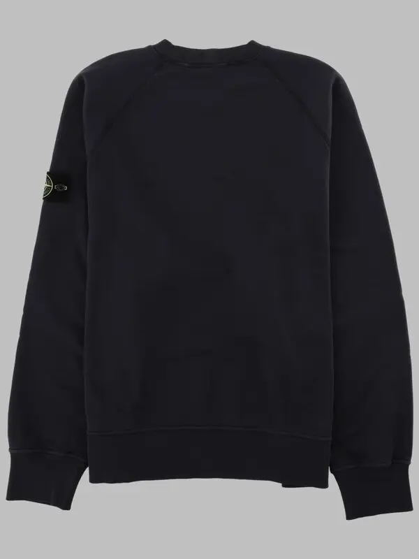 Stone Island Logo Patch Sweatshirt - Blue