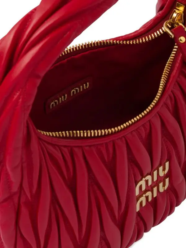 Miu Miu Wander Small Leather Hobo Bag - Multicolor