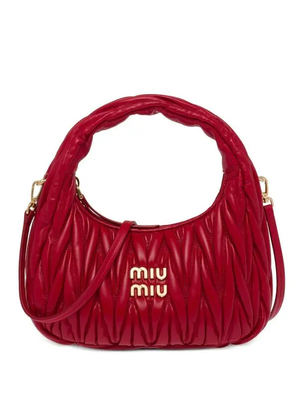 Miu Miu Wander Small Leather Hobo Bag - Multicolor