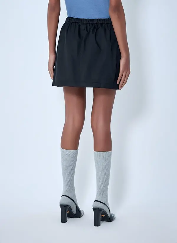 Prada Re-nylon Belted Mini Skirt