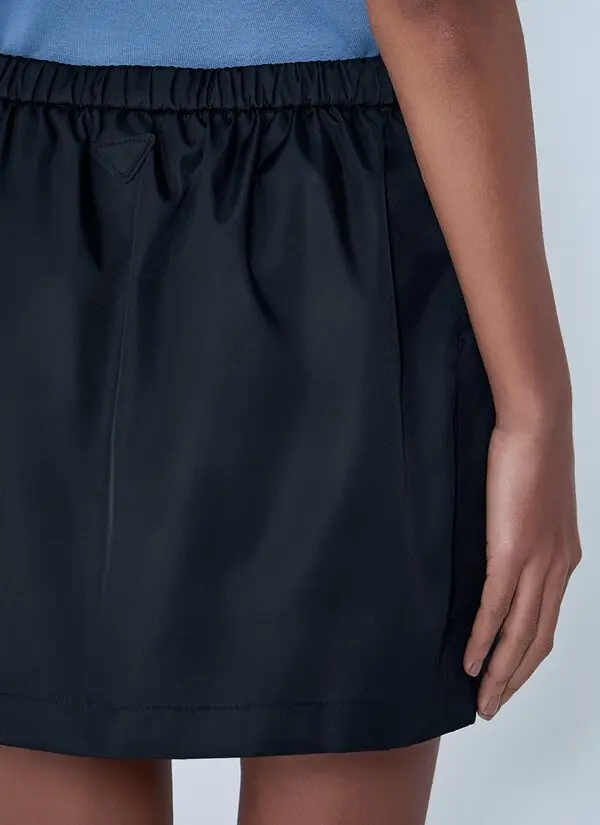 Prada Re-nylon Belted Mini Skirt