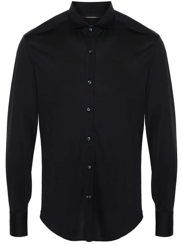 Brunello Cucinelli Silk And Cotton Blend Shirt - Multicolor